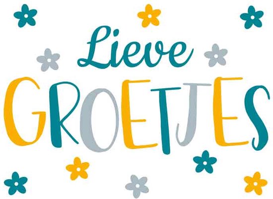 Wenskaart lieve groetjes | bol
