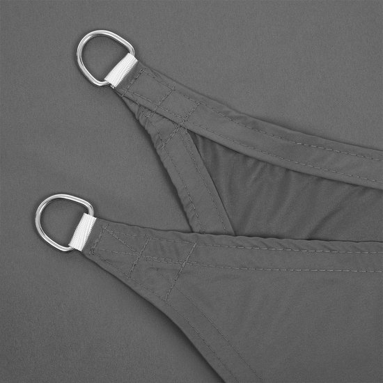 Luifel - Zonnezeil - Doek tegen de zon - Grijs - 3 x 5 m | bol.com