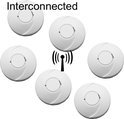 6-Pack Fito draadloos Koppelbare rookmelders (10 jaar Batterij) | bol