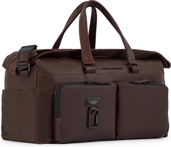 Piquadro Harper Weekender Duffle Bag Reistas Dark Brown | bol