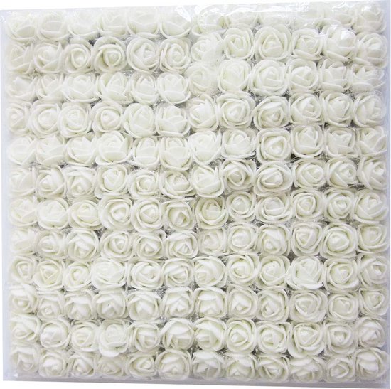 144 Stuks - Mini Kunstmatige Roosjes - Foam Bloemen - Decoratieve ...