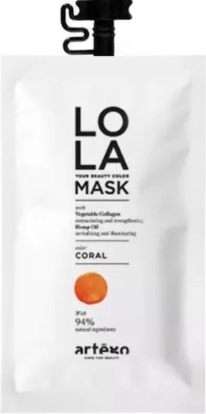 Artego Lola Your Beauty - Toning Hair Mask Coral 20ml | bol