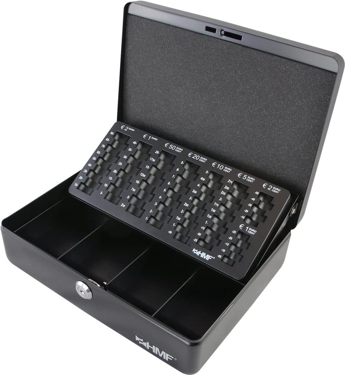 HMF 10015-02 Geldcassette Geldtelcassette 30 x 24 x 9 cm, Zwart | bol.com