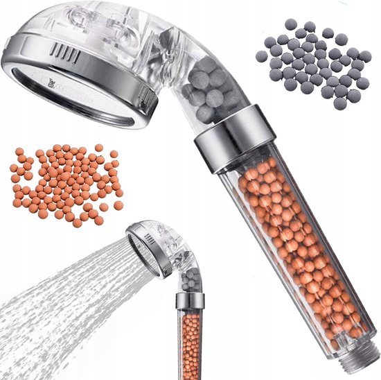 Aqua Clean Douchekop Spa Filter - Douchekop met mineraalstenen filter ...