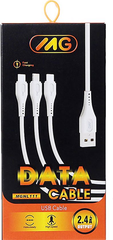 MG Laadkabel USB to Micro Usb - Wit | bol.com