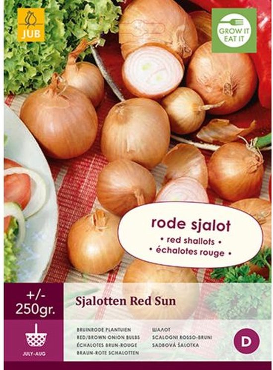 Sjalot Red Sun - Plantsjalotten 250 Gram - Moestuin - Garden Select ...