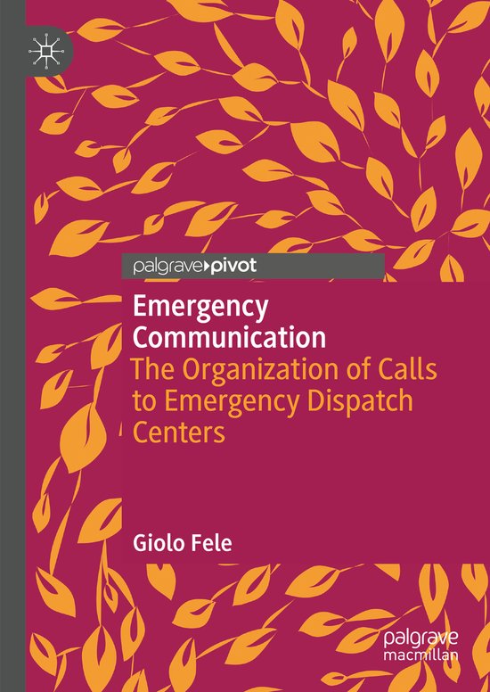 Emergency Communication | 9783031262388 | Giolo Fele | Boeken | bol