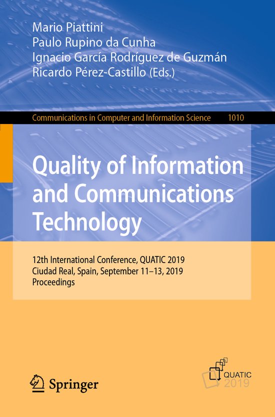 Communications in Computer and Information Science- Quality of ...