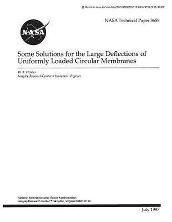 Some Solutions for the Large Deflections of Uniformly Loaded Circular ... Some Solutions for the Large Deflections of Uniformly Loaded Circular ...