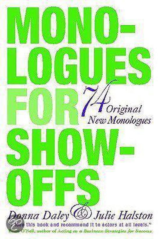 Monologues for Show-Offs | 9780325012278 | Donna Daley | Boeken | bol