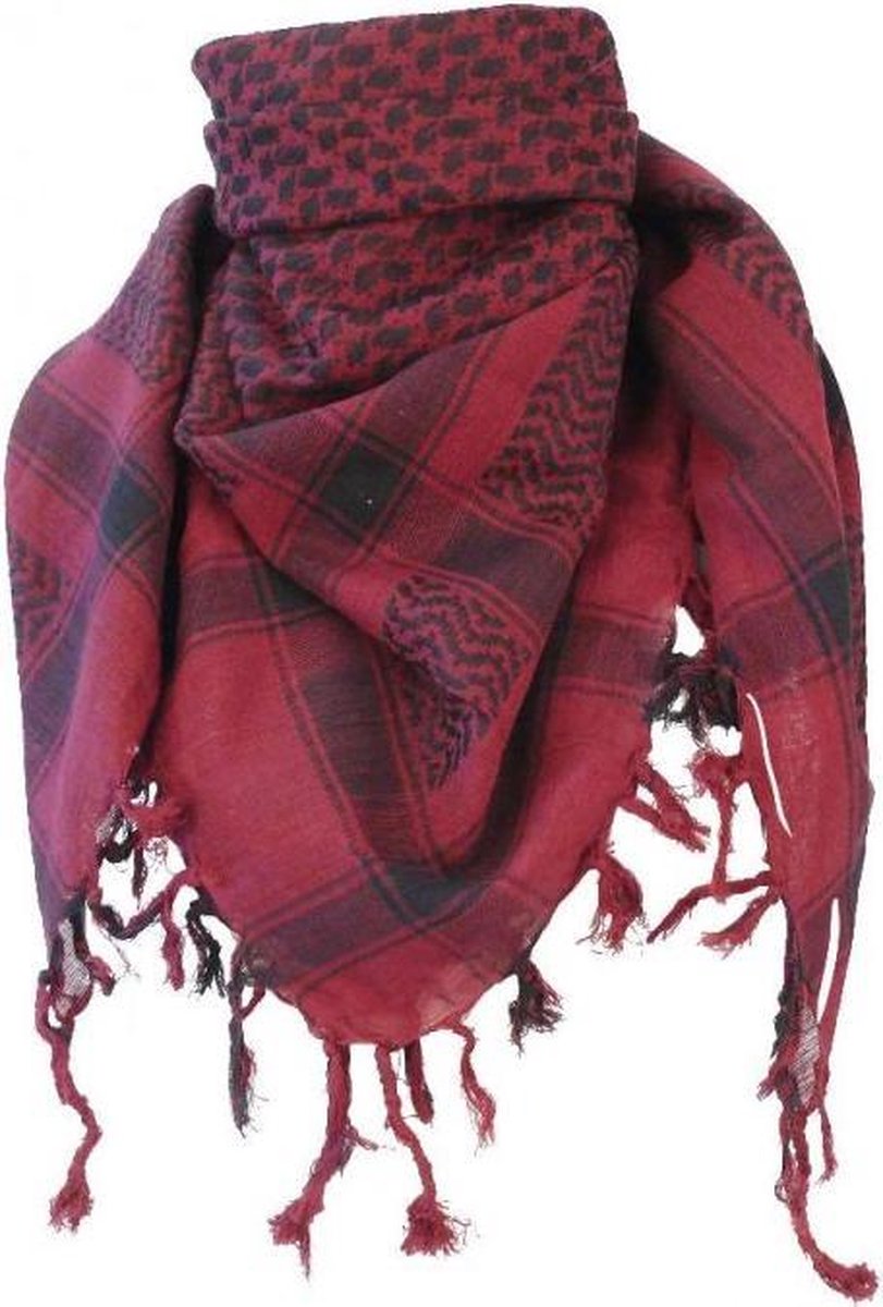 Premium PLO Doek met Kwasten Rondom – Bordeaux Rood - 100% Katoen ...