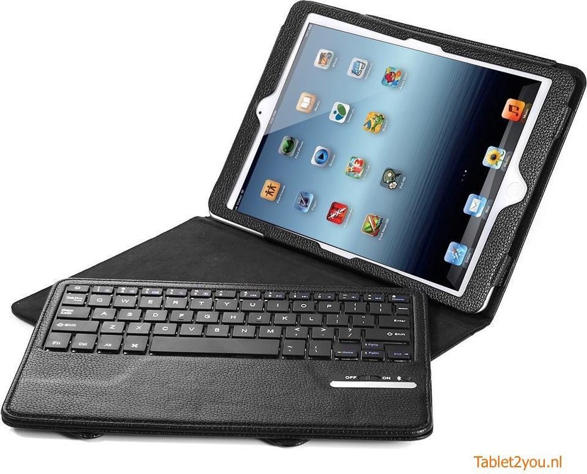 Clavier Apple iPad Air Tablet2you avec étui en cuir - Zwart | bol.com