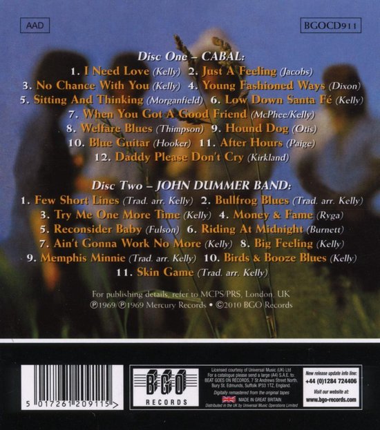 Cabal, The John Dummer Blues Band | CD (album) | Muziek | bol