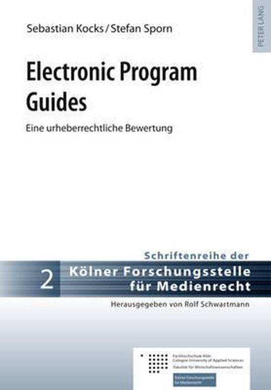 Electronic Program Guides, Sebastian Kocks | 9783631620342 | Boeken ...