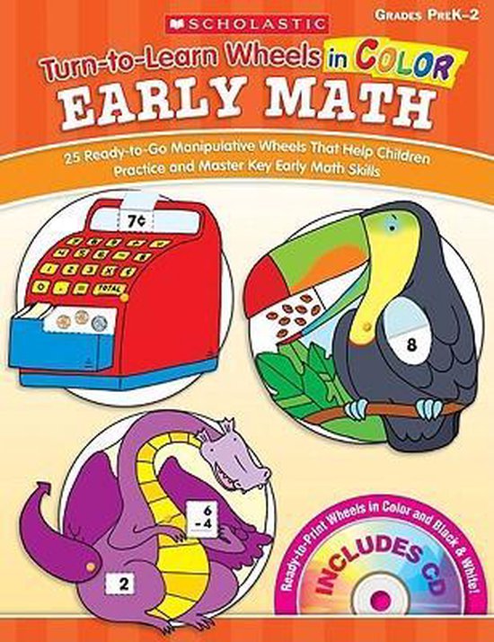 Turn-to-Learn Wheels in Color: Early Math, Scholastic Inc ...