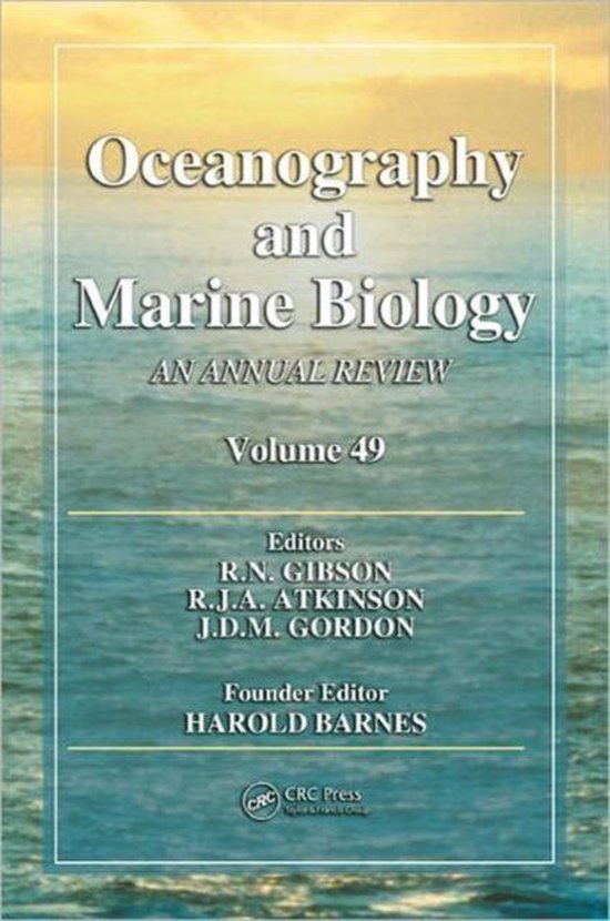 Oceanography and Marine Biology | 9781439853641 | J. D. M. Gordon ...