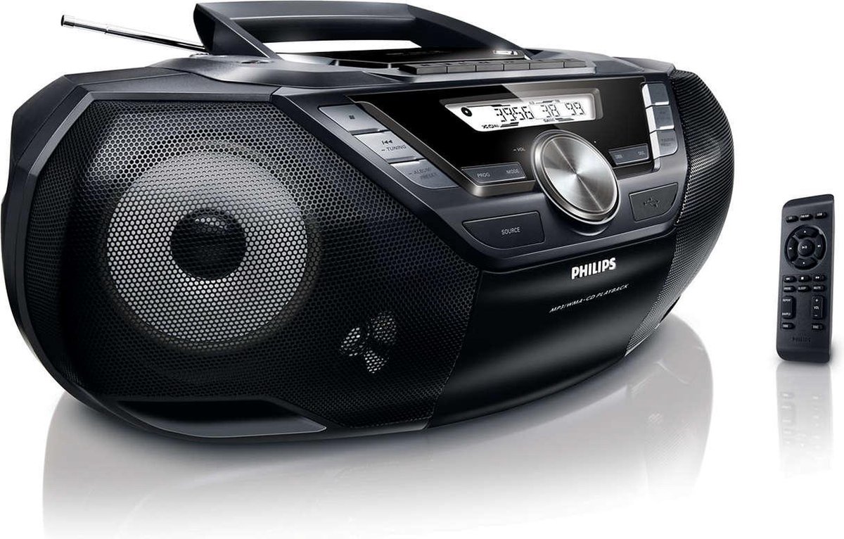 bol.com | Philips AZ787 - Radio/CD-speler - Zwart