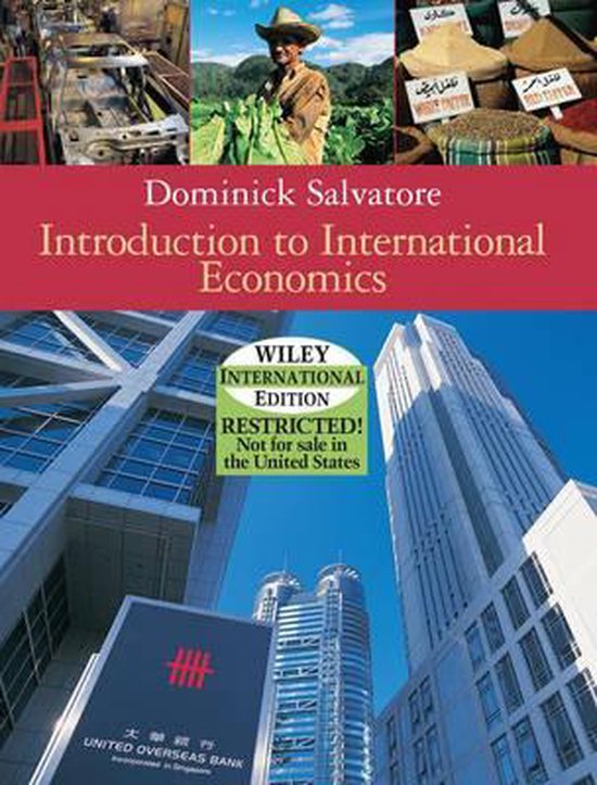 Introduction to International Economics | 9780471452201 | Dominick ...