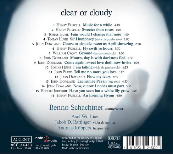 Benno Schachtner & Axel Wolf & Jakob D.Rattinger - Clear Or Cloudy (CD ...