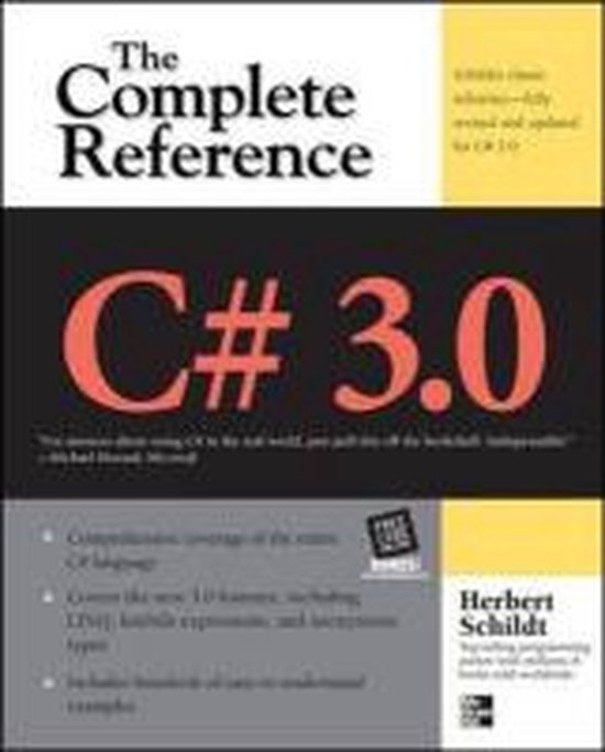 C# 3.0 the Complete Reference 3/E, Schildt Herbert | 9780071588416 ...