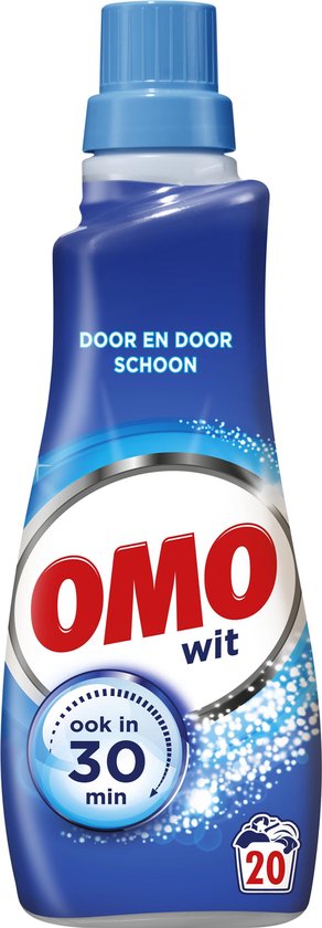Omo Vloeibaar Wit - 20 wasbeurten - Wasmiddel | bol