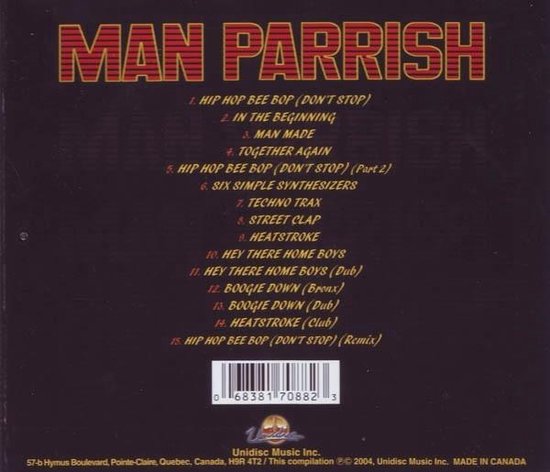 Hip Hop Bee Bop (Don't Stop), Man Parrish | Muziek | bol