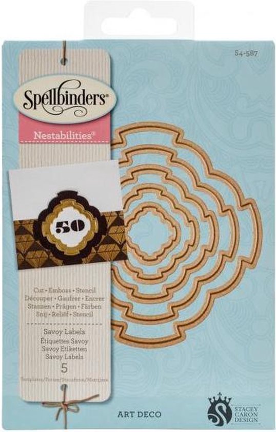 Spellbinders Nestabilities Dies-Savoy Labels. S4-587 | bol