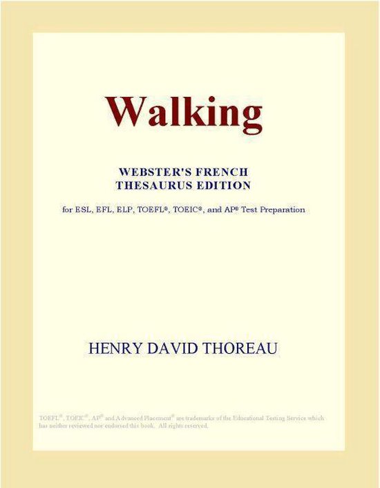 Walking (Webster's French Thesaurus Edition) (ebook), Icon Group ...