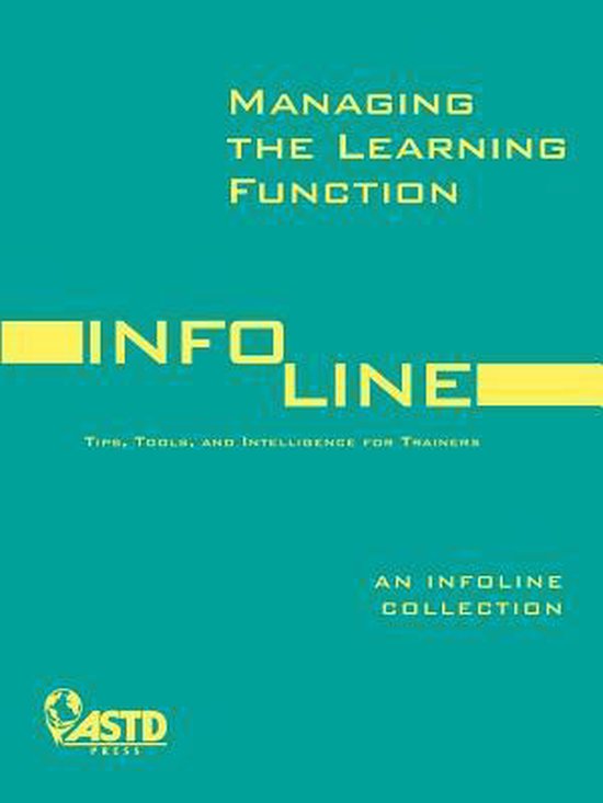 Managing the Learning Function | 9781562865405 | Boeken | bol