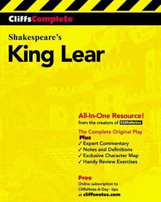 CliffsComplete Shakespeare's King Lear | 9780764585715 | William ...