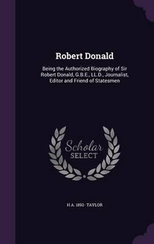 Robert Donald, H. A. Taylor | 9781347532201 | Boeken | bol.com