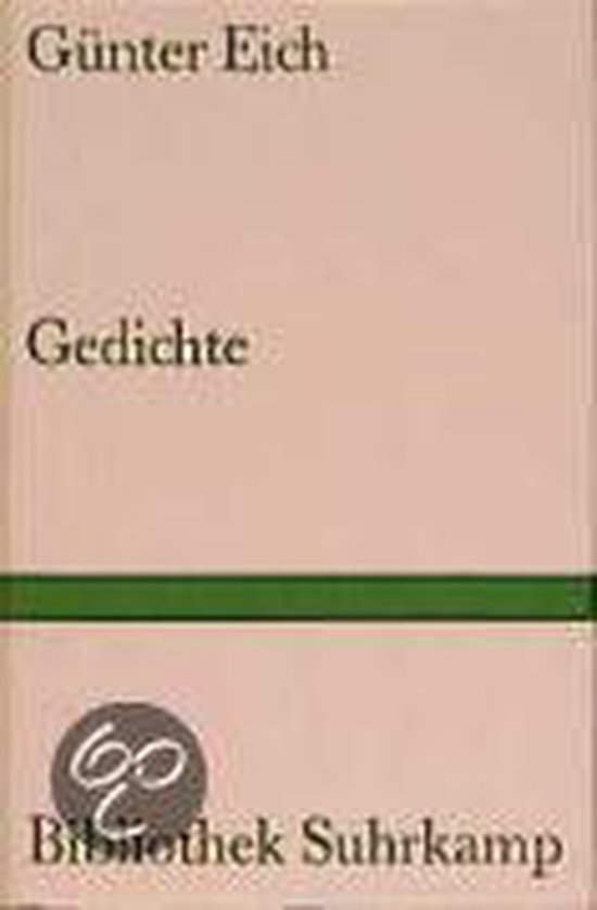 Gedichte, Günter Eich | 9783518013687 | Boeken | bol