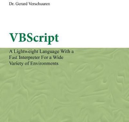 Vbscript: A Lightweight Language With A Fast Interpreter For | Dvd's ...