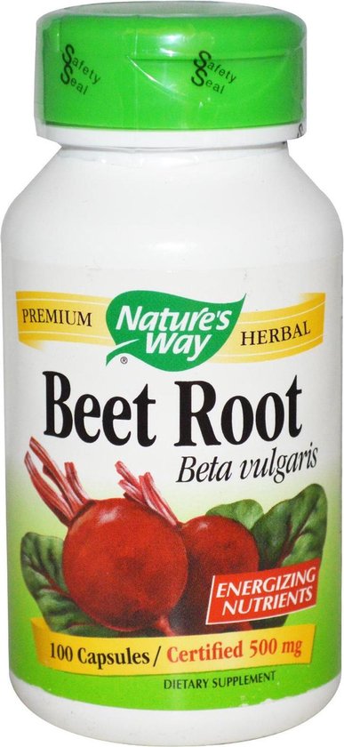Beet Root 500 mg (100 Capsules) - Nature's Way | bol