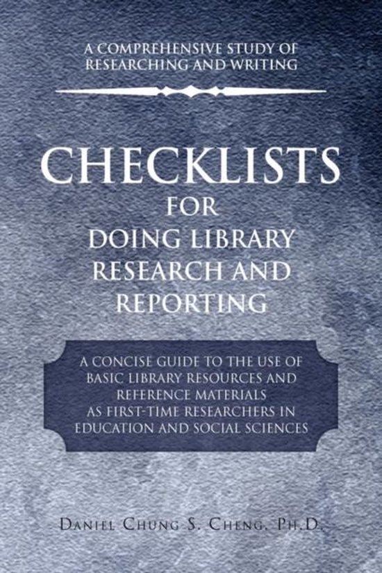 Checklists for Doing Library Research and Reporting | 9781441533555 ...