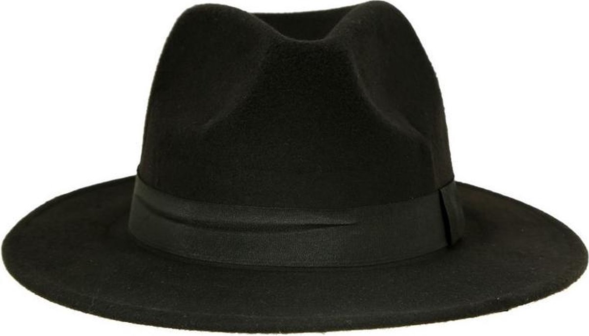 Fedora Hoed - Unisex - Al Capone Gangster Maffia Hoed Panama Hoed ...