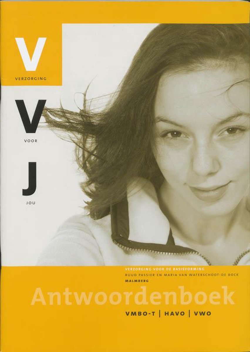 Verzorging voor jou vmbo-t/havo/vwo antwoordenboek | 9789020869903 | R ...