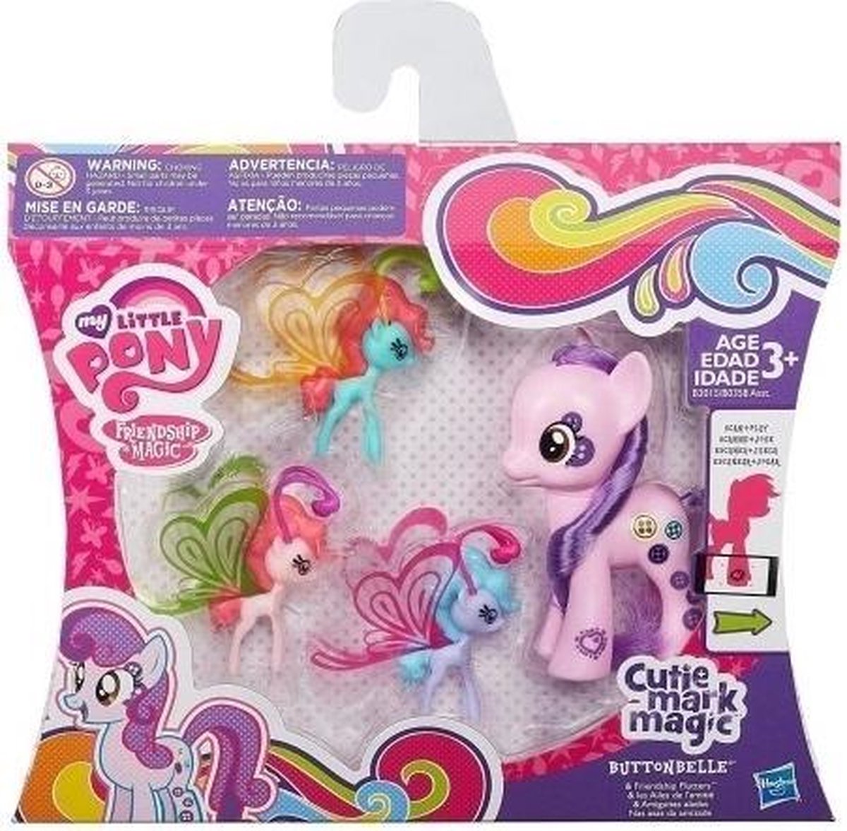 Plastic My Little Pony Buttonbelle 8 cm | bol.com