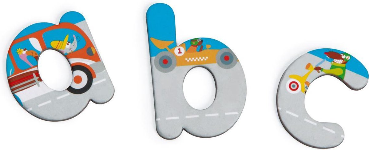 Scratch Magneten Abc: stad 60 stuks | bol.com