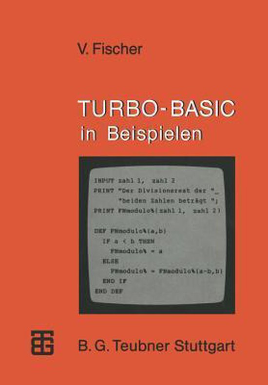 Turbo-Basic in Beispielen | 9783519025481 | unknown | Boeken | bol.com