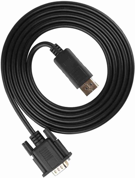 DisplayPort Naar VGA - Converter Kabeladapter - Beeld Overzetten ...