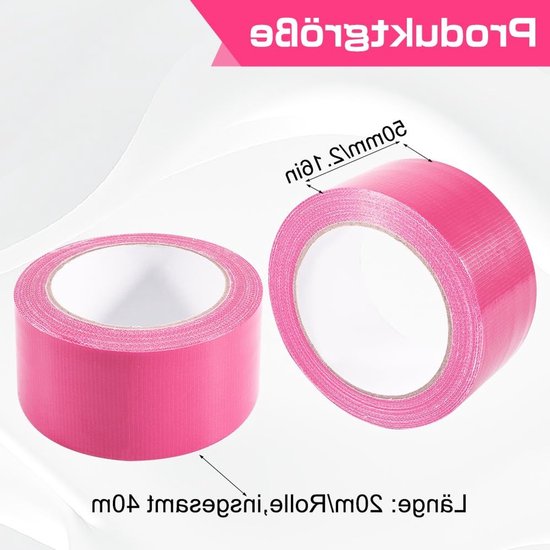 Kleurige Gaffer Tape 50 mm x 20 m - Sterke Plakband voor Reparaties ...