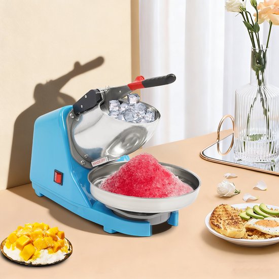 Elektrische Ijscrusher Roestvrij Staal Ijsbereider Smoothie-Maker 65kg ...