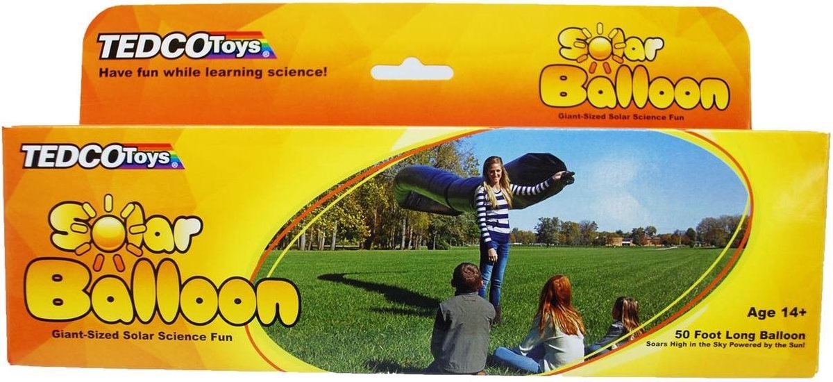 Tedco Toys Solar-ballon 15 Meter Zwart | bol.com