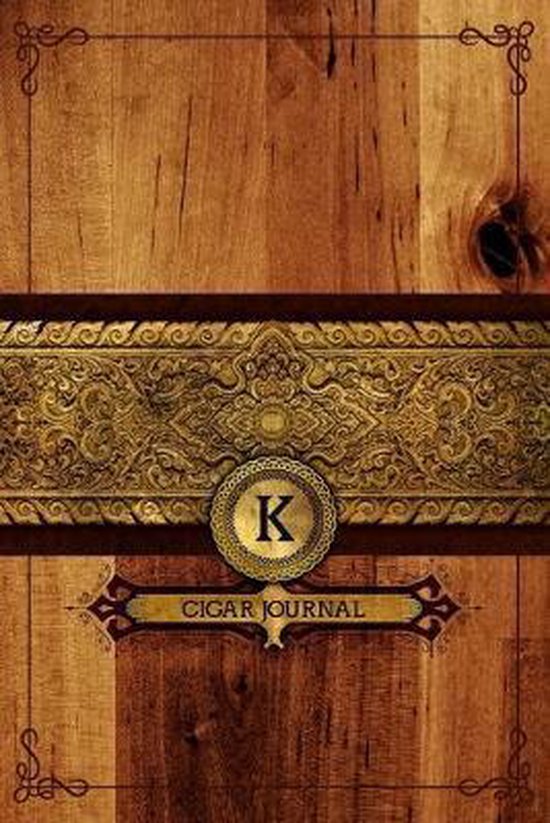 K Cigar Journal: Tasting Notes - Monogrammed Notebook to Write In Your ...