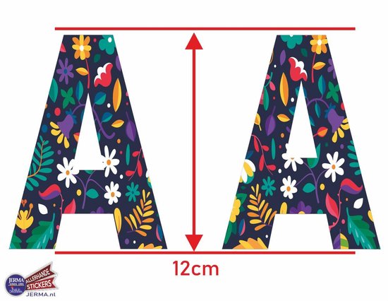 Letter A. stickers set van 2 stuks | bol