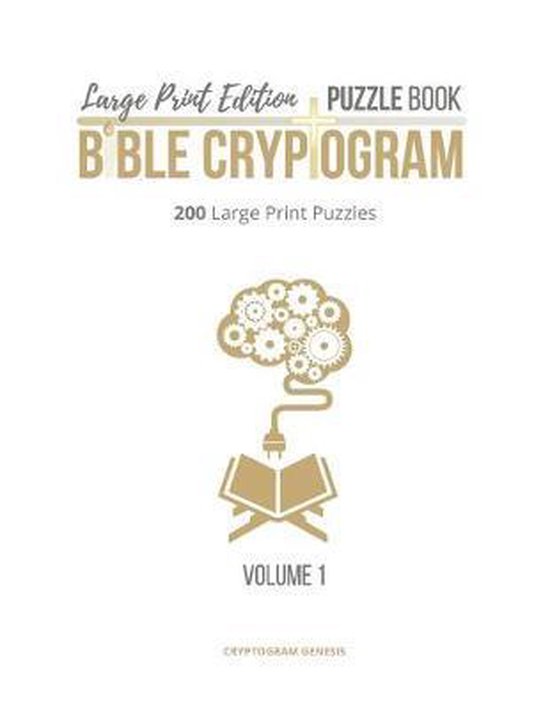 Bible Cryptograms- Large Print Edition Puzzle Book Bible Cryptogram ...
