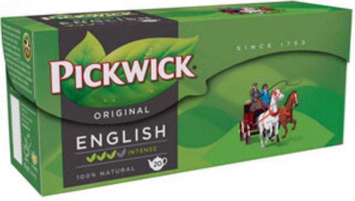 24x Pickwick Thee English Tea Blend 20x1 pot | bol.com