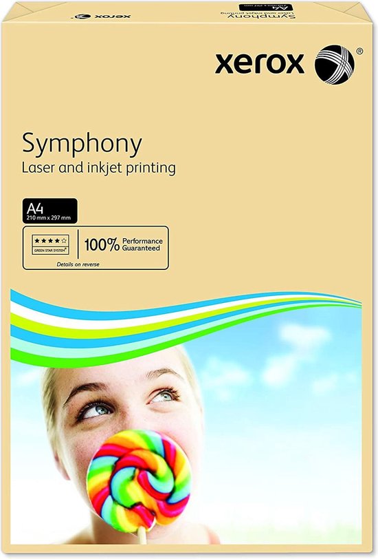 Xerox Symphony 160 g/m² A4 250 Sheets Salmon | bol