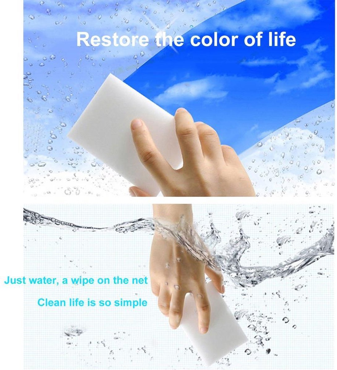 MIRO | 10 X Wonder Sponges - Wonder Sponge - Élimine les taches - Magic ...